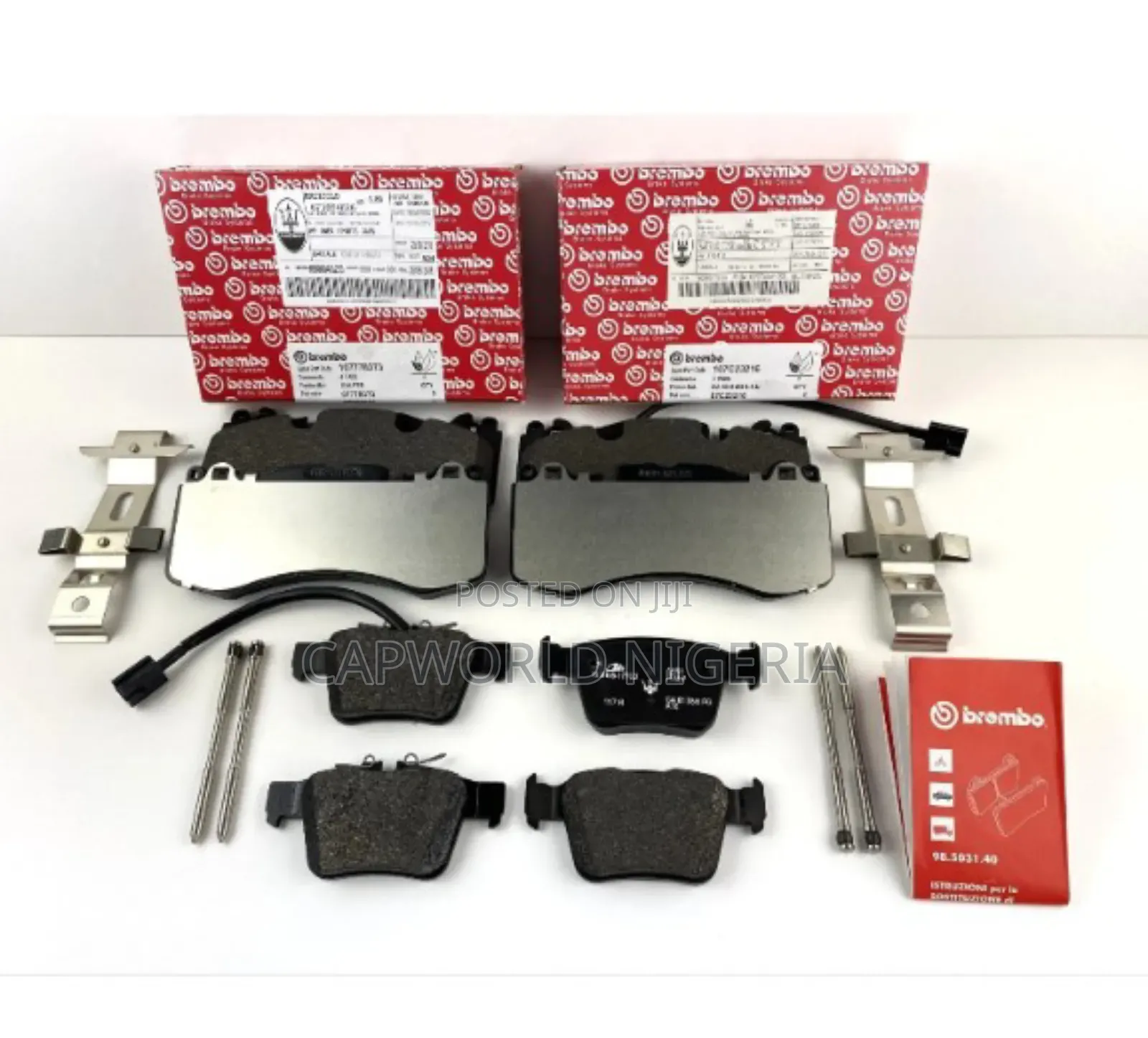 Genuine Brembo Maserati Levante S Front and Rear Brake Pads Sets in ...