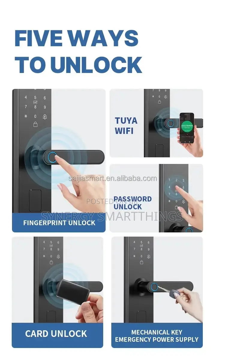 Classic Intelligent Smart Door Lock Without Camera in Kubwa - Doors ...