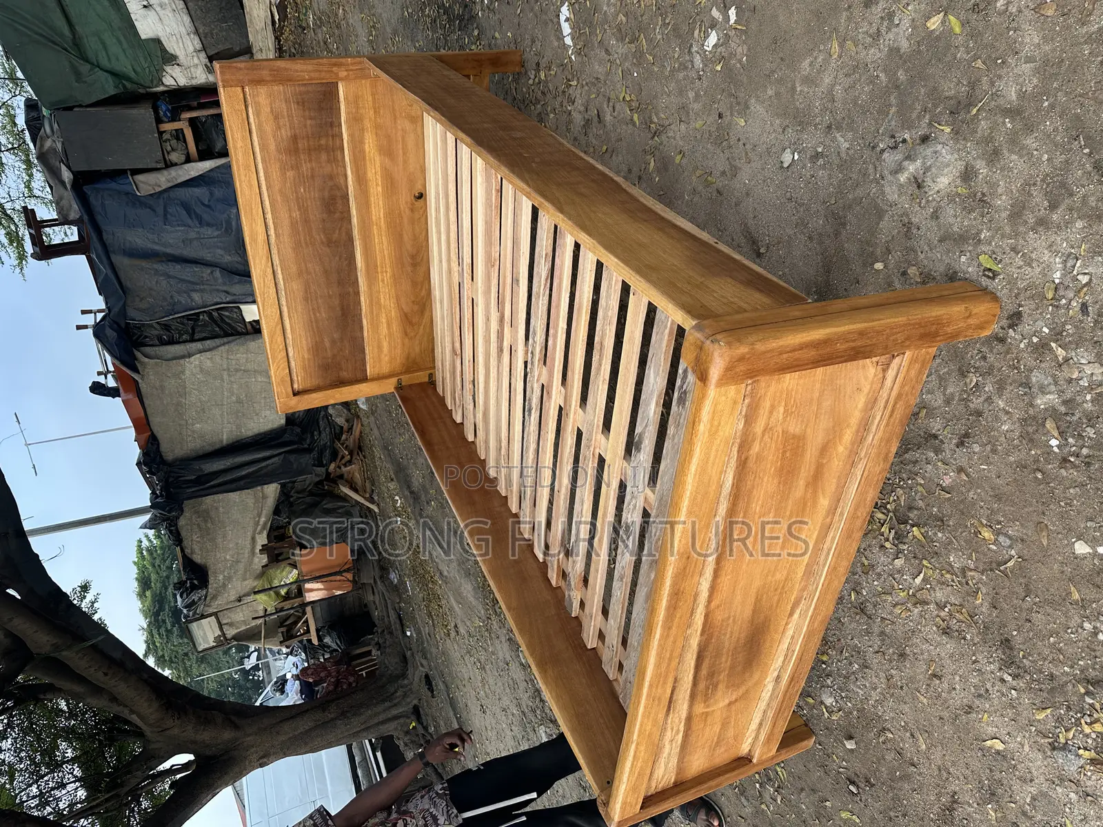 Wooden Bed Frame 4ft by 6ft in Oshodi - Furniture, Olamilekan Abeeb ...