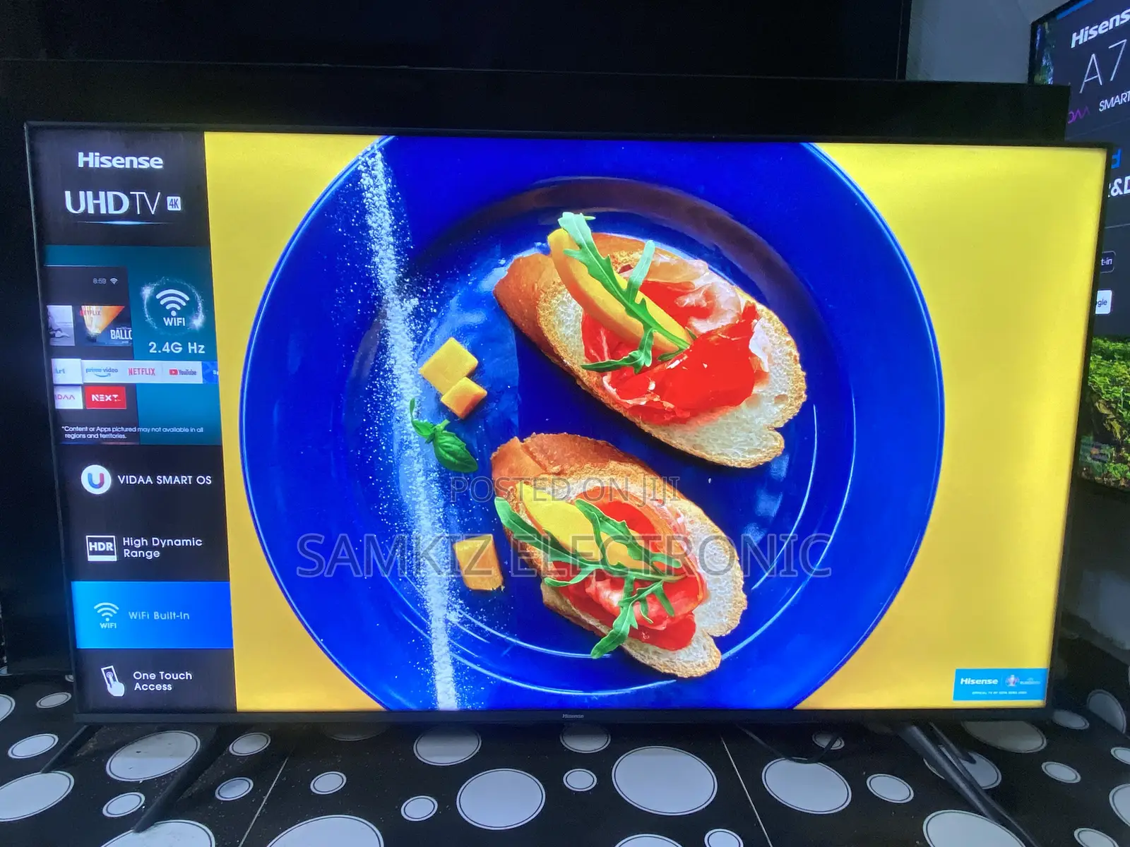 Hisense 58 Inch Vidaa Smart Uhd Frameless Tv With Free Netflix in Ojo ...