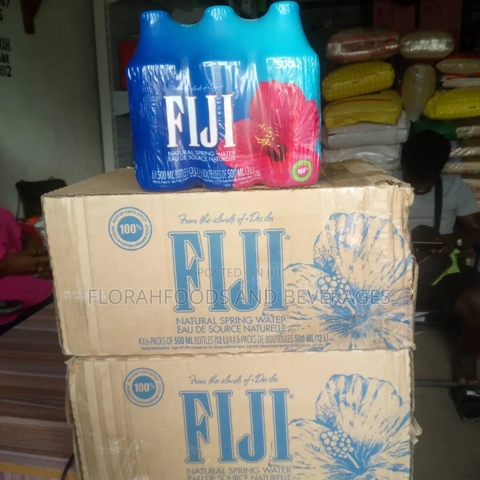Fiji Natural Spring Water 4×6 Packs of 500ml in Lagos Island (Eko ...