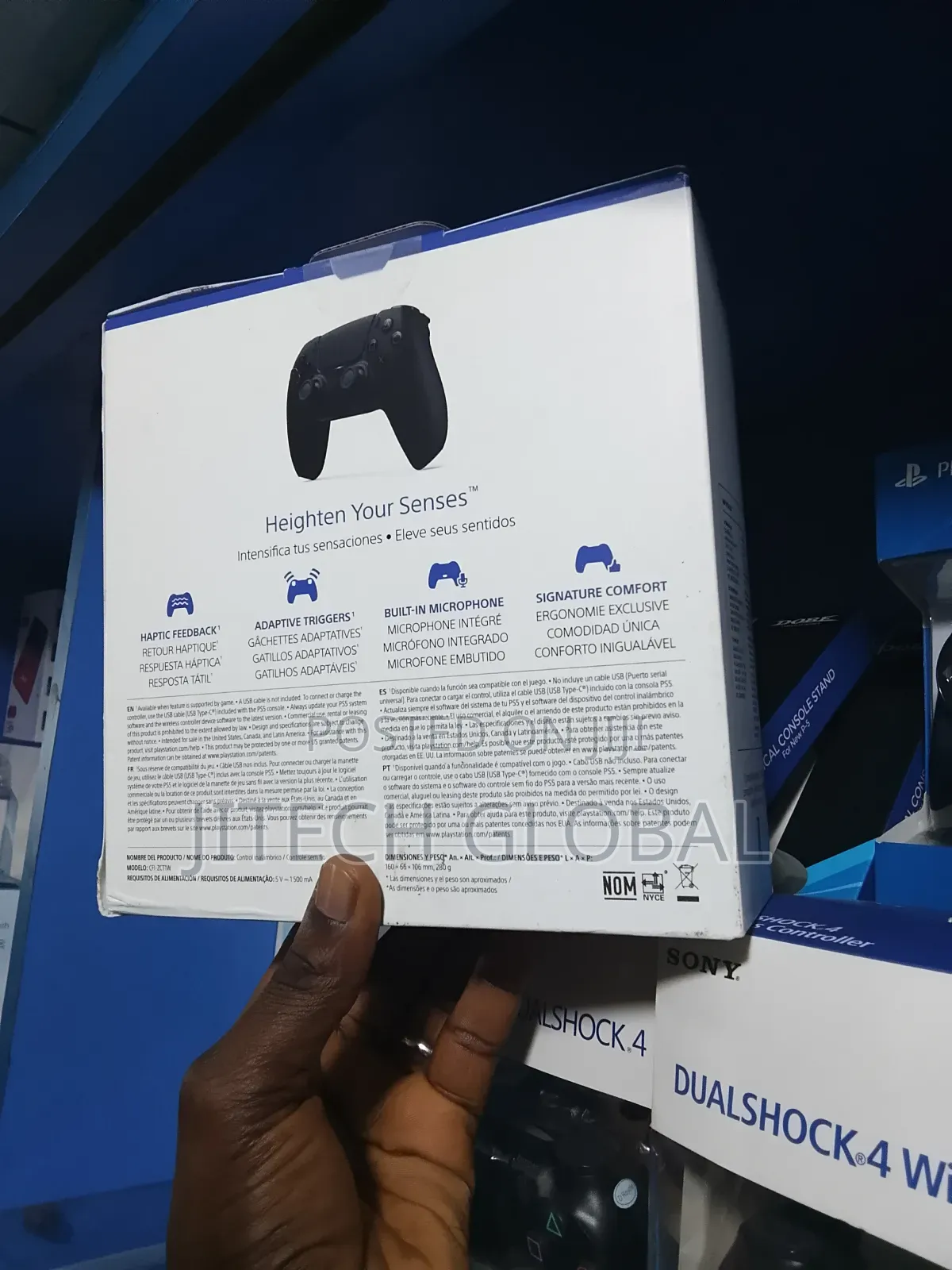 Sony Ps5 Controller- Dualsense Wireless Pad- Playstation 5- Black for ...