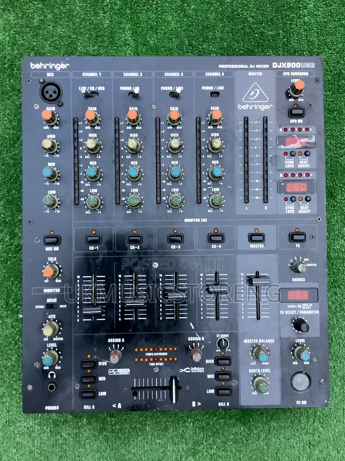Behringer Djx900usb Professional 5-Channel Dj Mixer WTH Vca Crossfader ...