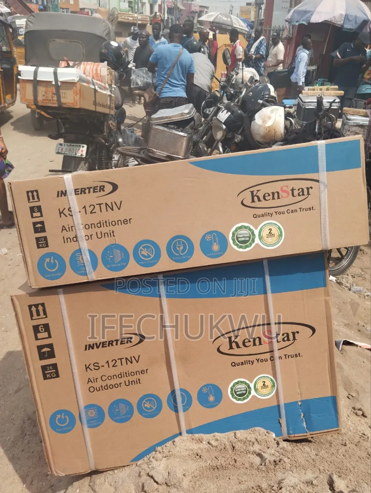 Original Kenstar 1.5 Hp Inverter Air Conditioner Split Unit 100%Copper ...