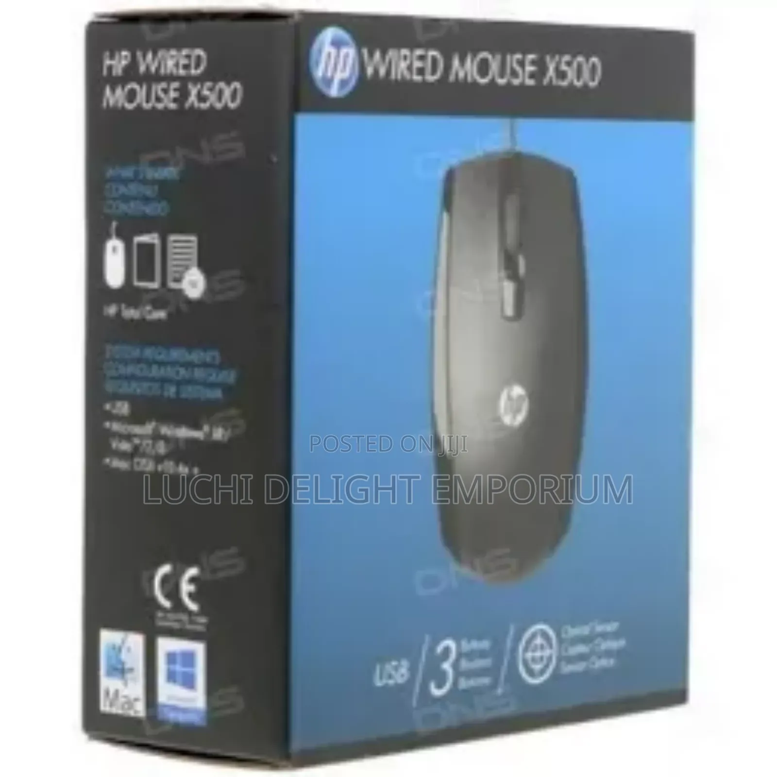 Hp X500 Wired Mouse in Ikeja - Computer Accessories , Gift Oluchi | Jiji.ng
