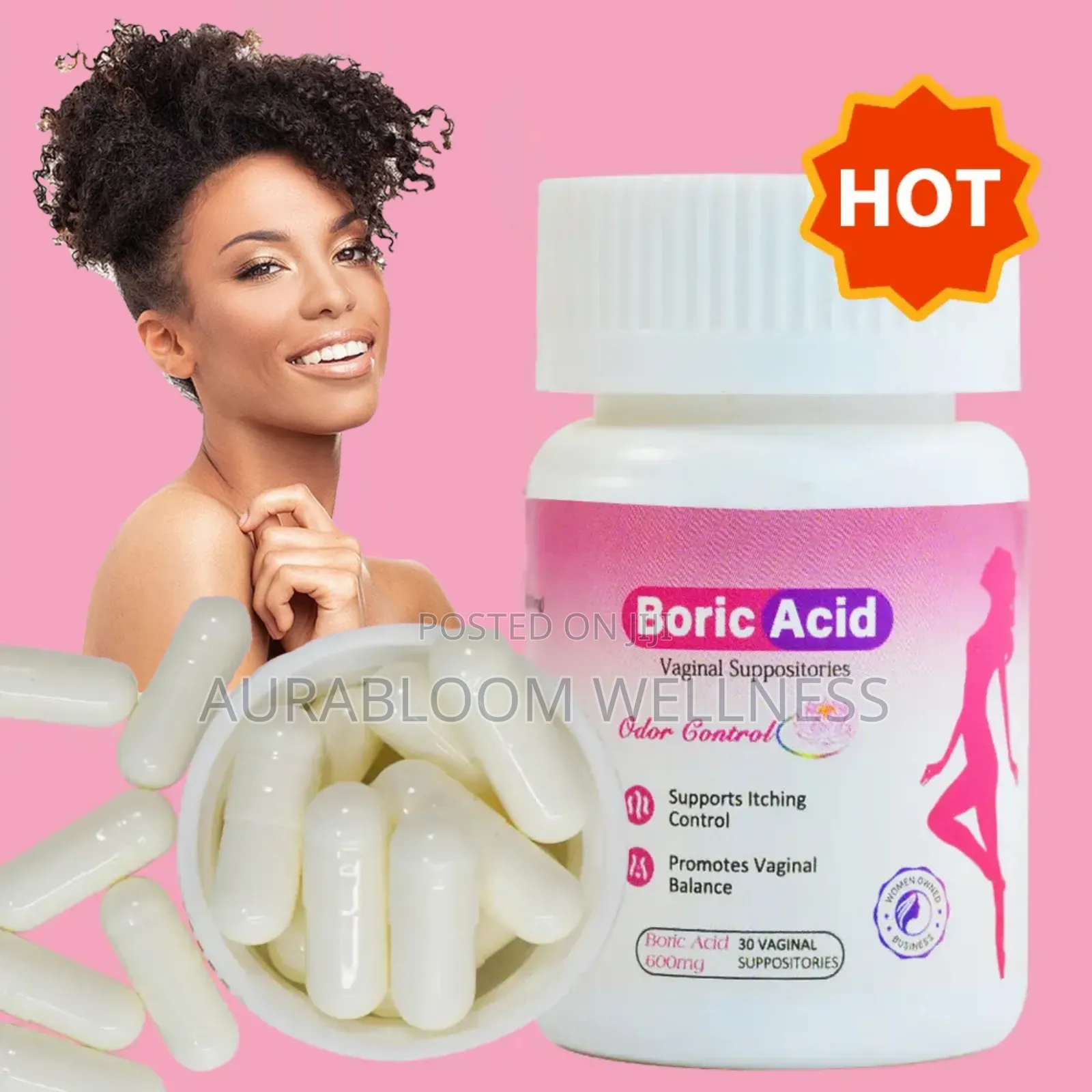 Boric Acid Capsules in Ibadan - Vitamins & Supplements, Aurabloom ...