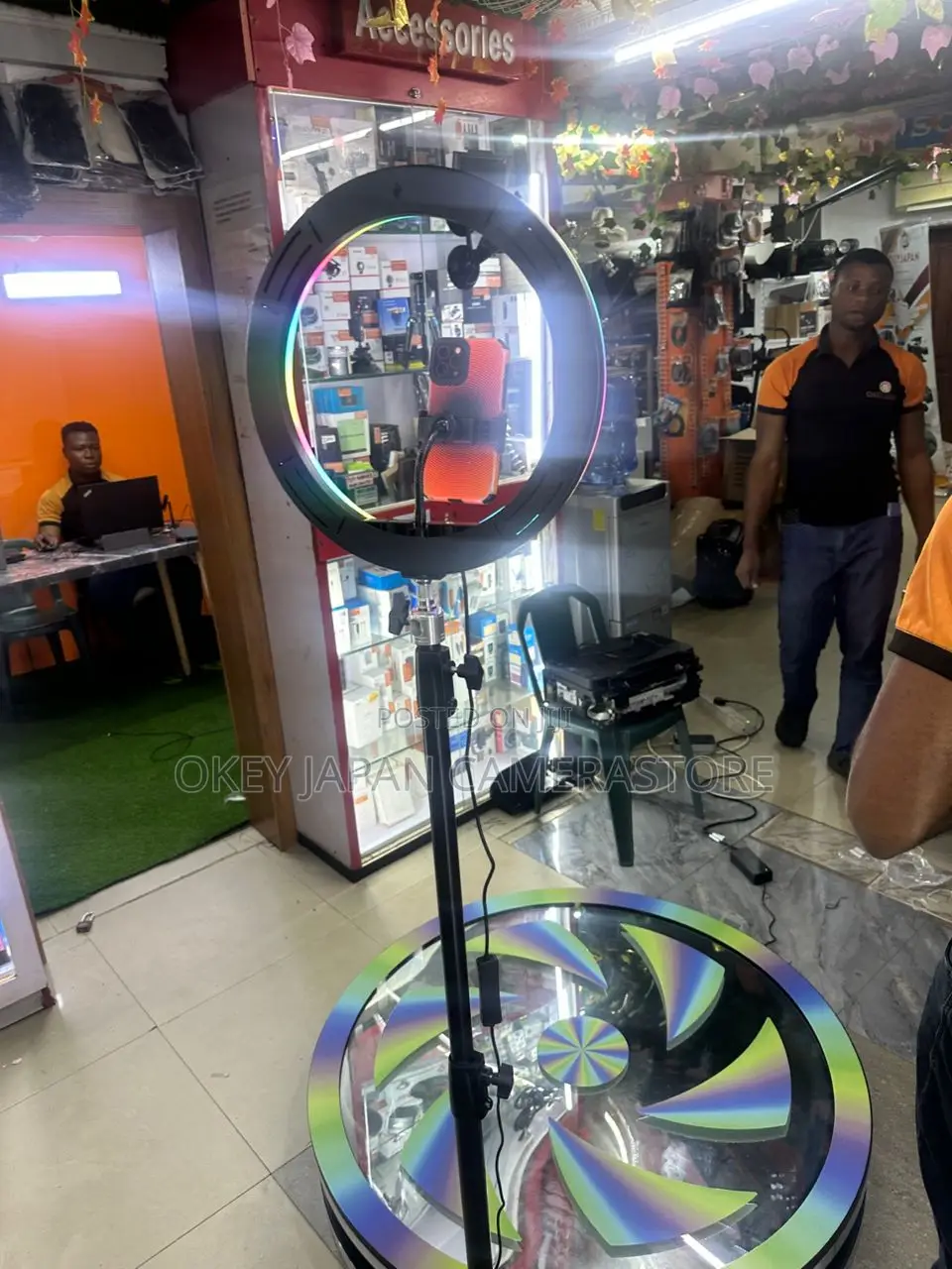 360 Photo Booth 115cm Glare Glass Photobooth Machine Okey Japan in Ikeja - Accessories ...