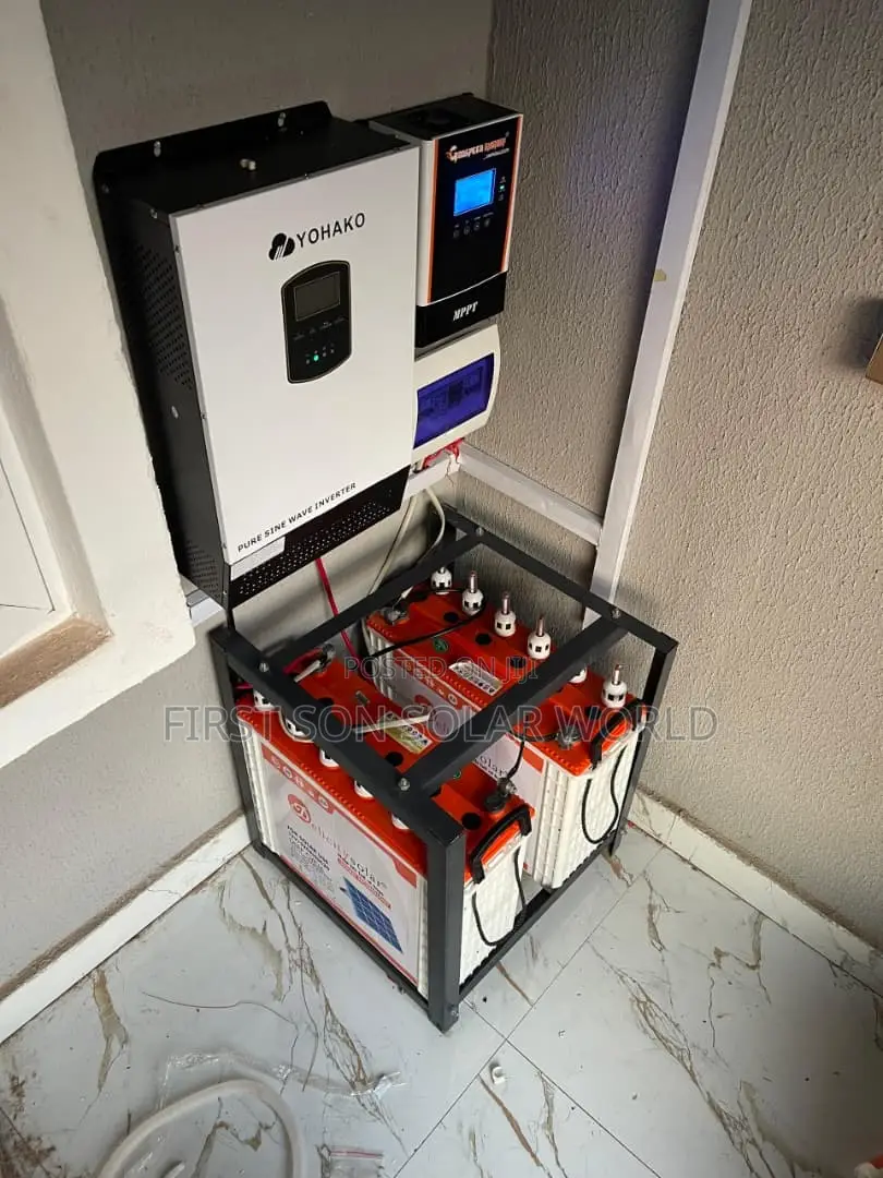 Full Installation Of A 3.5kva Solar System in Agege - Electrical ...