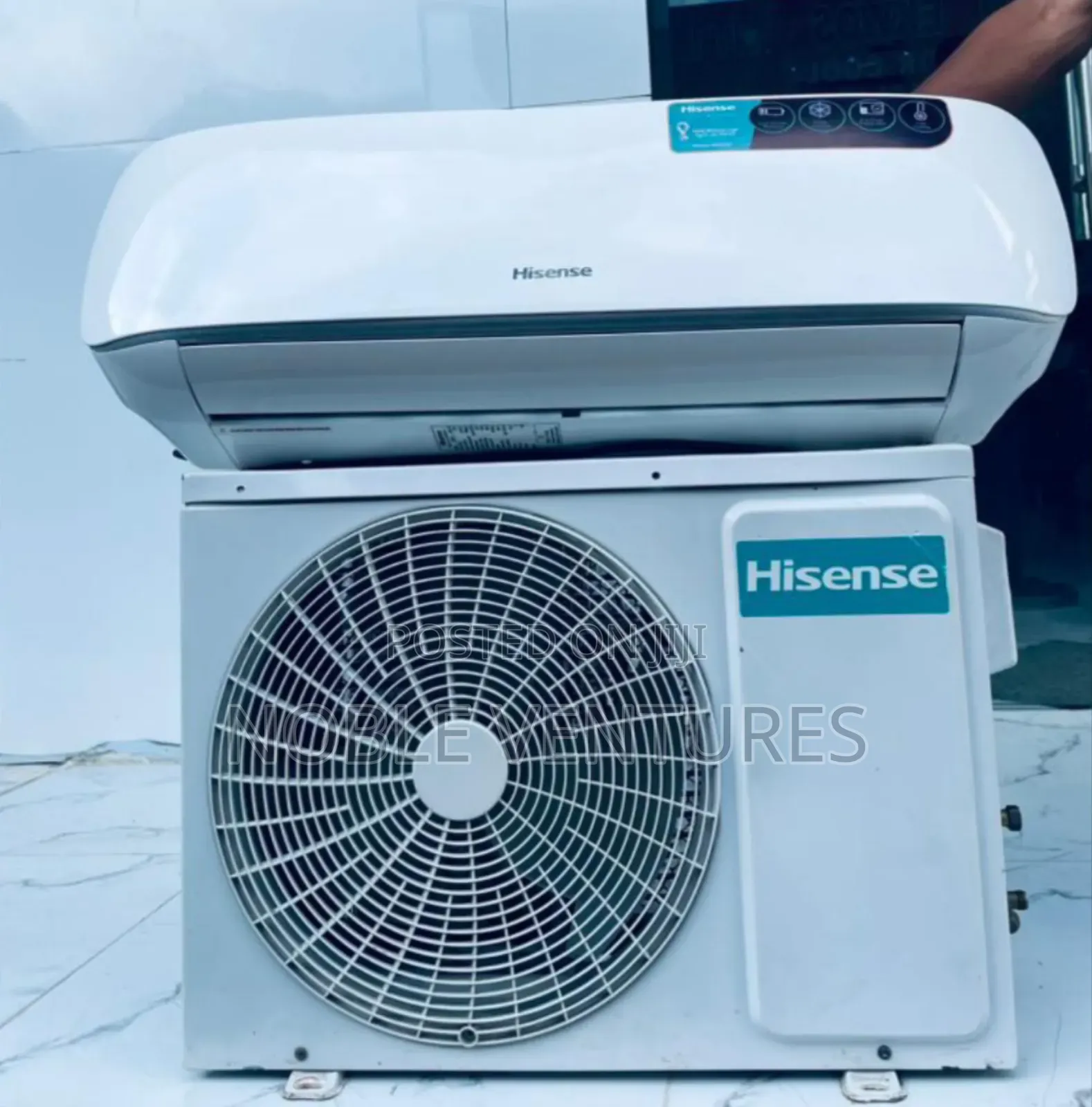 Original Hisense 1.5hp Non Inverter Split Unit Air-Conditioner Copper ...
