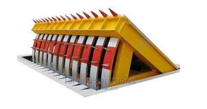 Retractable Barrier Gate Automatic Folding Hydraulic Road Blocker in ...