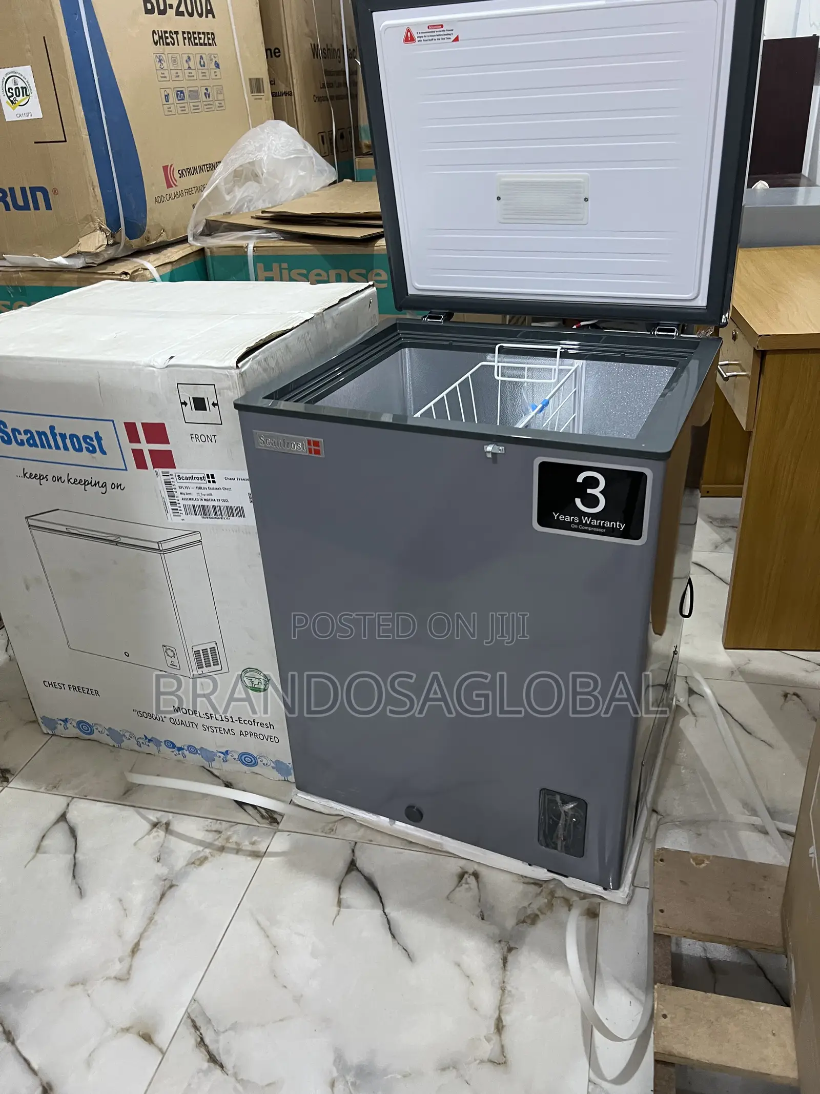 Scanfrost 150l Deep Freezer – Quiet and Energy Saving Inverter Motor in ...