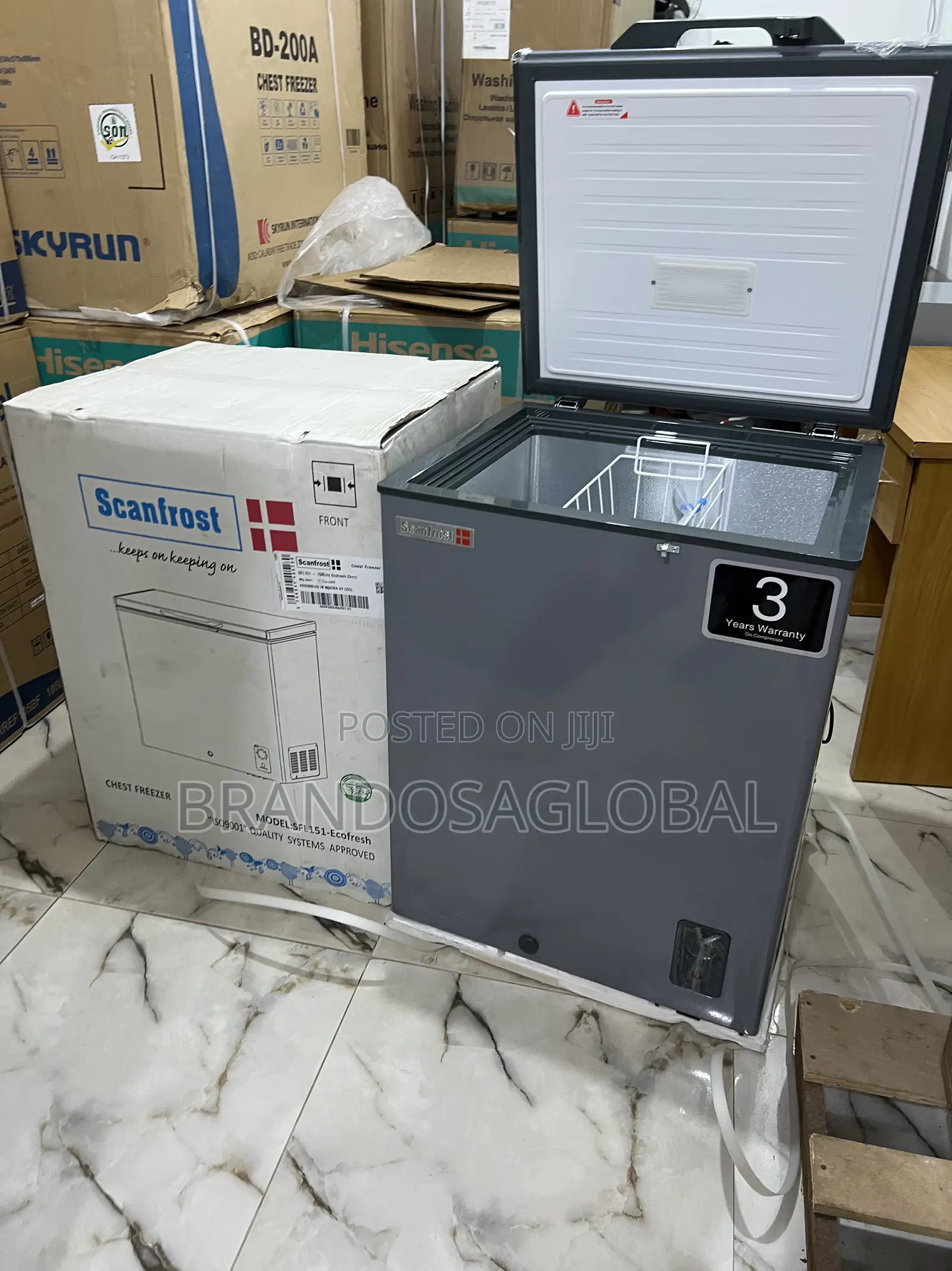 Scanfrost 150l Inverter Chest Freezer – Quick Cooling, Smart Freezing ...