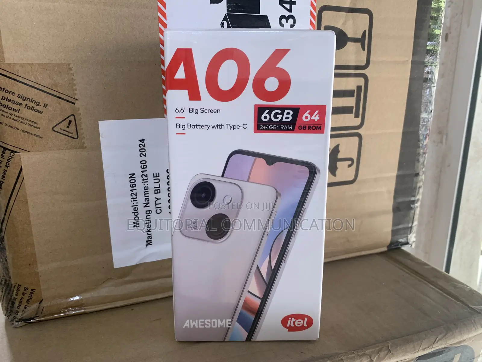 New Itel A06 64 GB Blue in Gbagada - Mobile Phones, Equitorial Communications | Jiji.ng