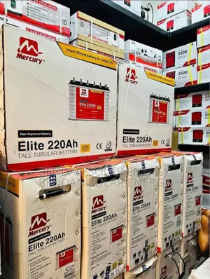 Mercury Elite 220ah 12v Tall Tubular Battery – Long Life Backup in ...