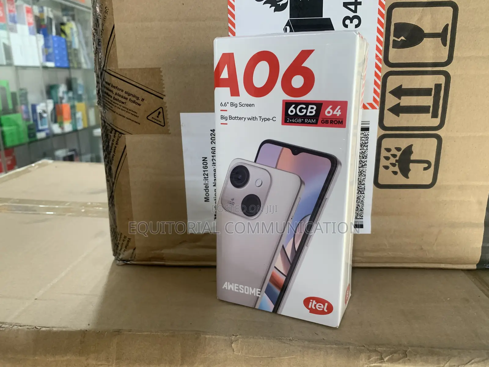 New Itel A06 64 GB Gold in Lagos Island (Eko) - Mobile Phones, Equitorial Communications | Jiji.ng