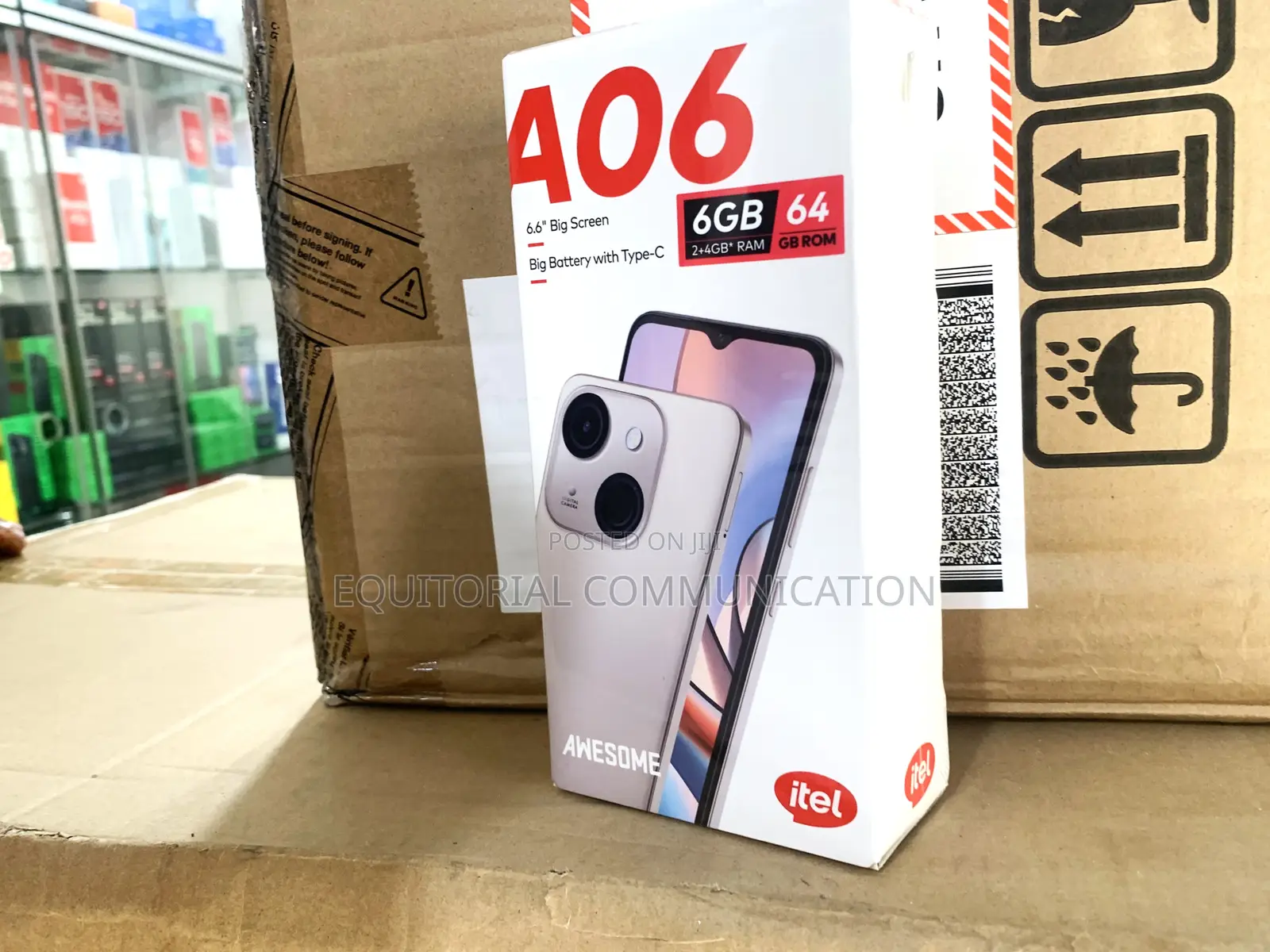 New Itel A06 64 GB Bronze in Mushin - Mobile Phones, Equitorial Communications | Jiji.ng