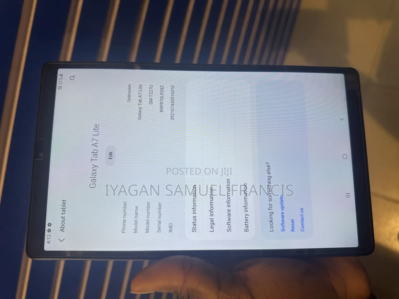 Samsung Galaxy Tab A7 Lite 32 GB Gray in Benin City - Tablets, Iyagan ...