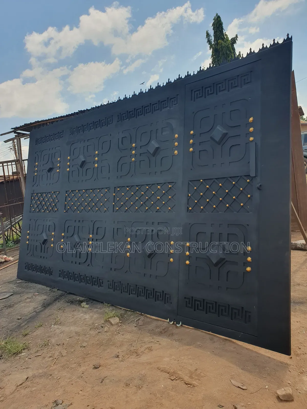 Modern Design Laser Sliding Gate in Ibadan - Doors & Security ...