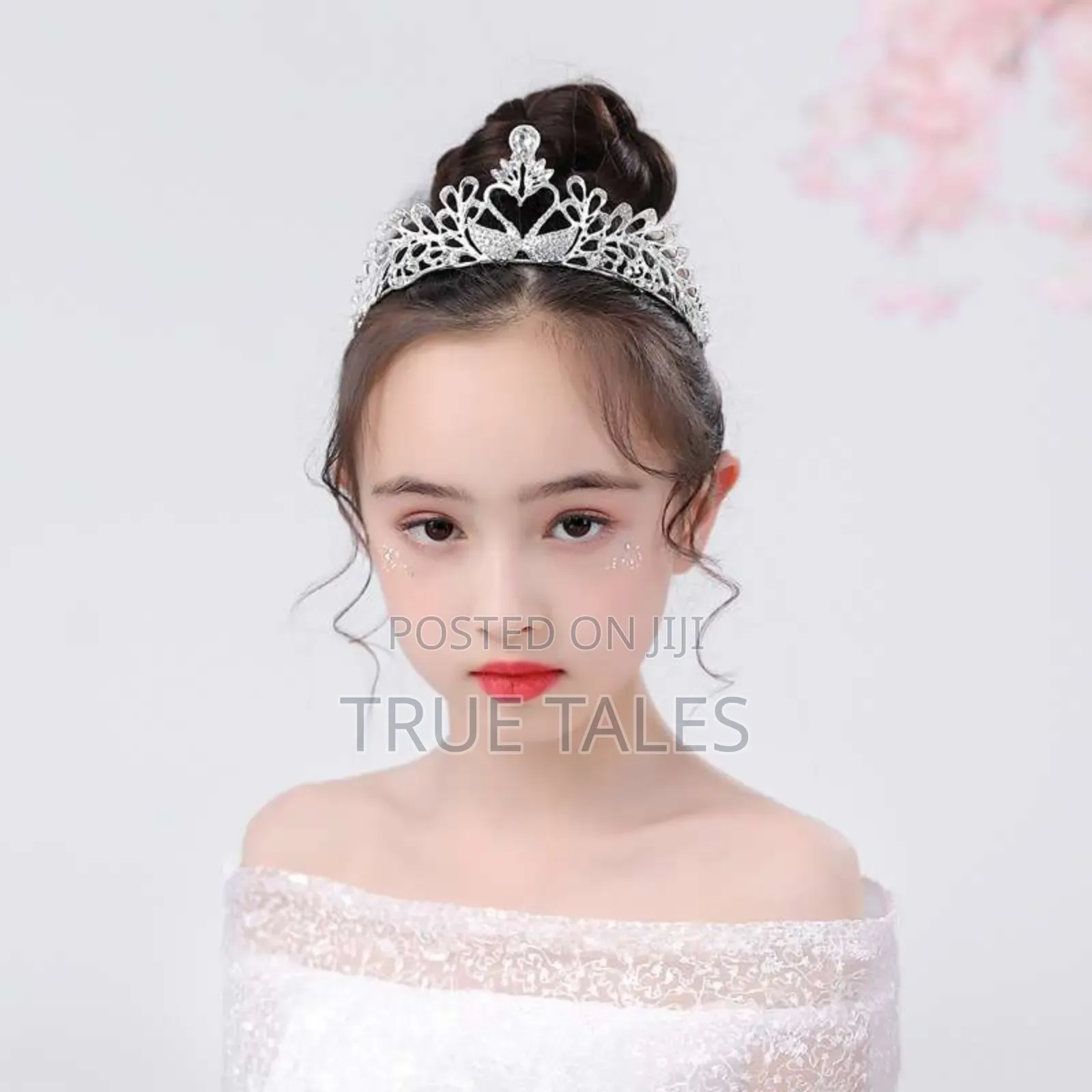Girls Silver Bigger Swan Crystal Tiara Hair Crown in Ikotun/Igando ...