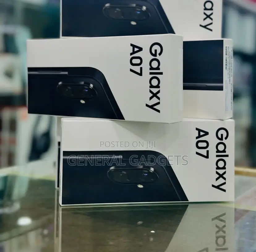 New Samsung Galaxy A07 4G 64 GB Black in Ikeja - Mobile Phones, General Gadgets | Jiji.ng