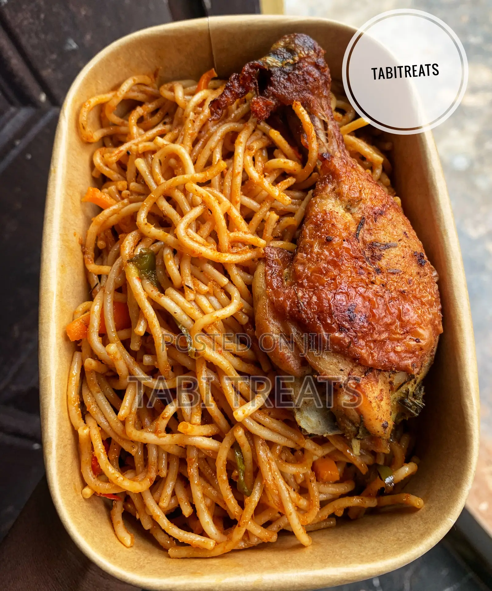 Jollof Pasta and Chicken in Kabusa - Food & Beverages, Tabi Treats ...