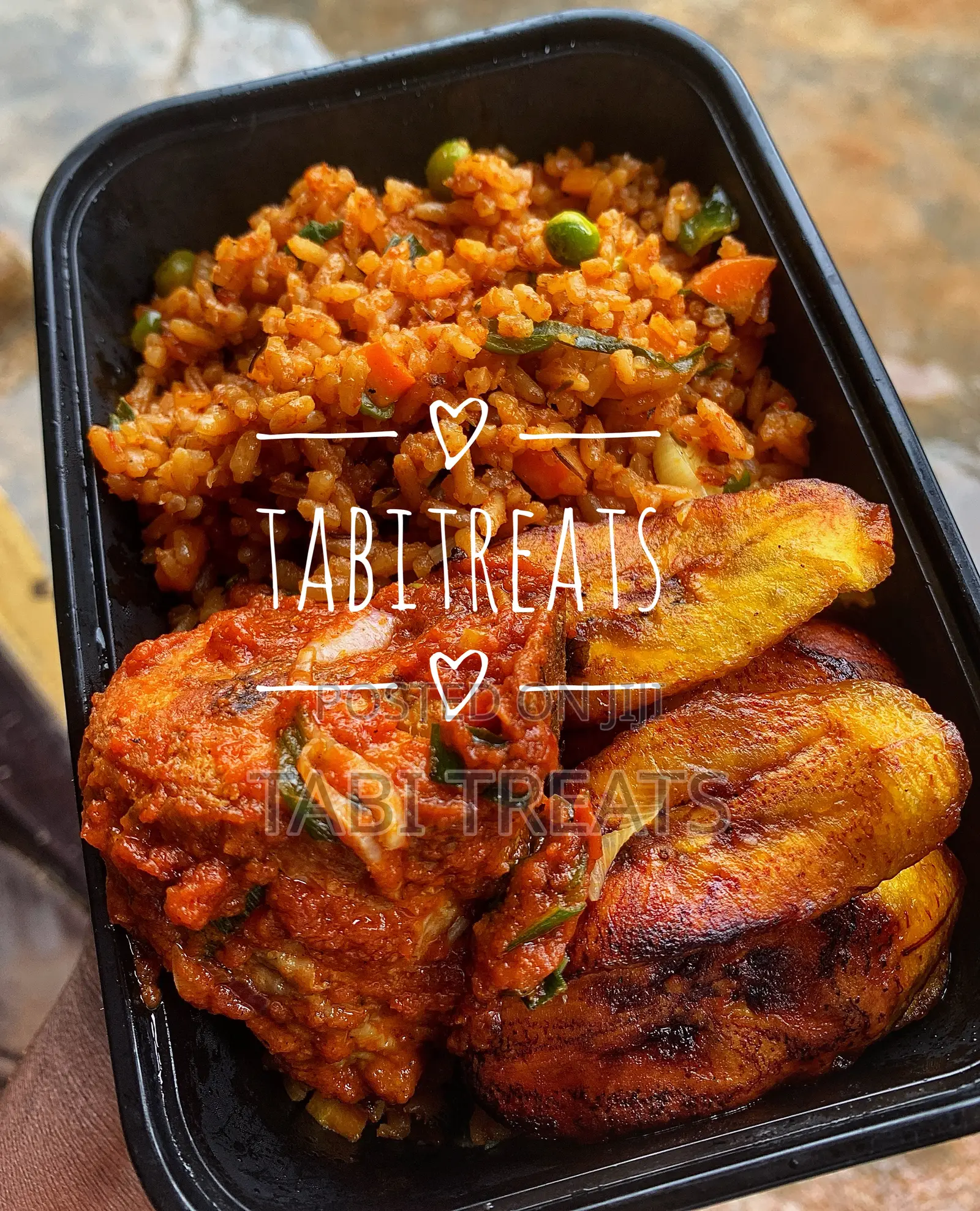 Jollof Rice, Chicken and Plantain in Kabusa - Food & Beverages, Tabi ...