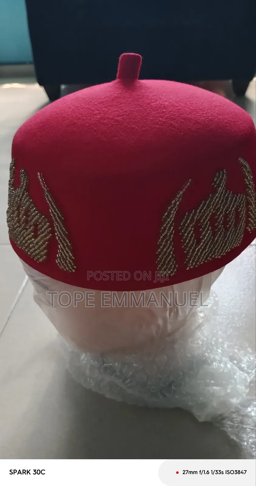 Traditional Igbo Native Chief Cap F Chieftency Weddings Ceremonies in ...