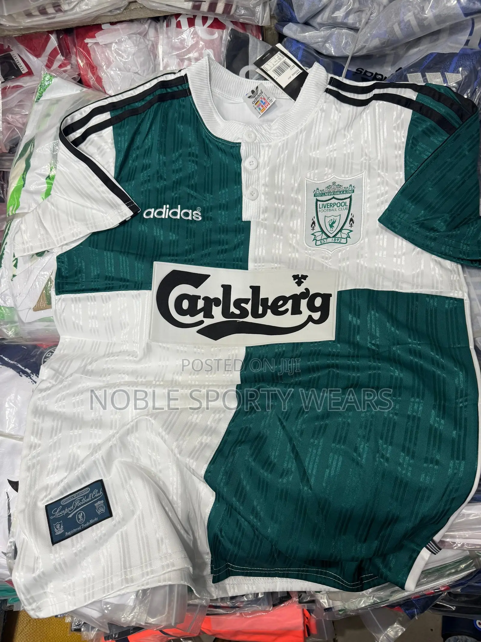 Legendary Liverpool Retro Jersey: Vibrant, Iconic 90s Style. in Lagos ...
