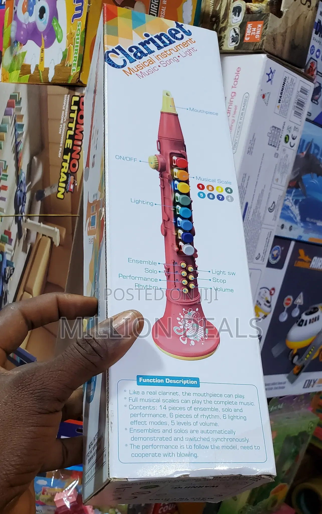 Musical Instrument Simulation Clarinet Kids Toy Ages 3+ in Lagos Island ...