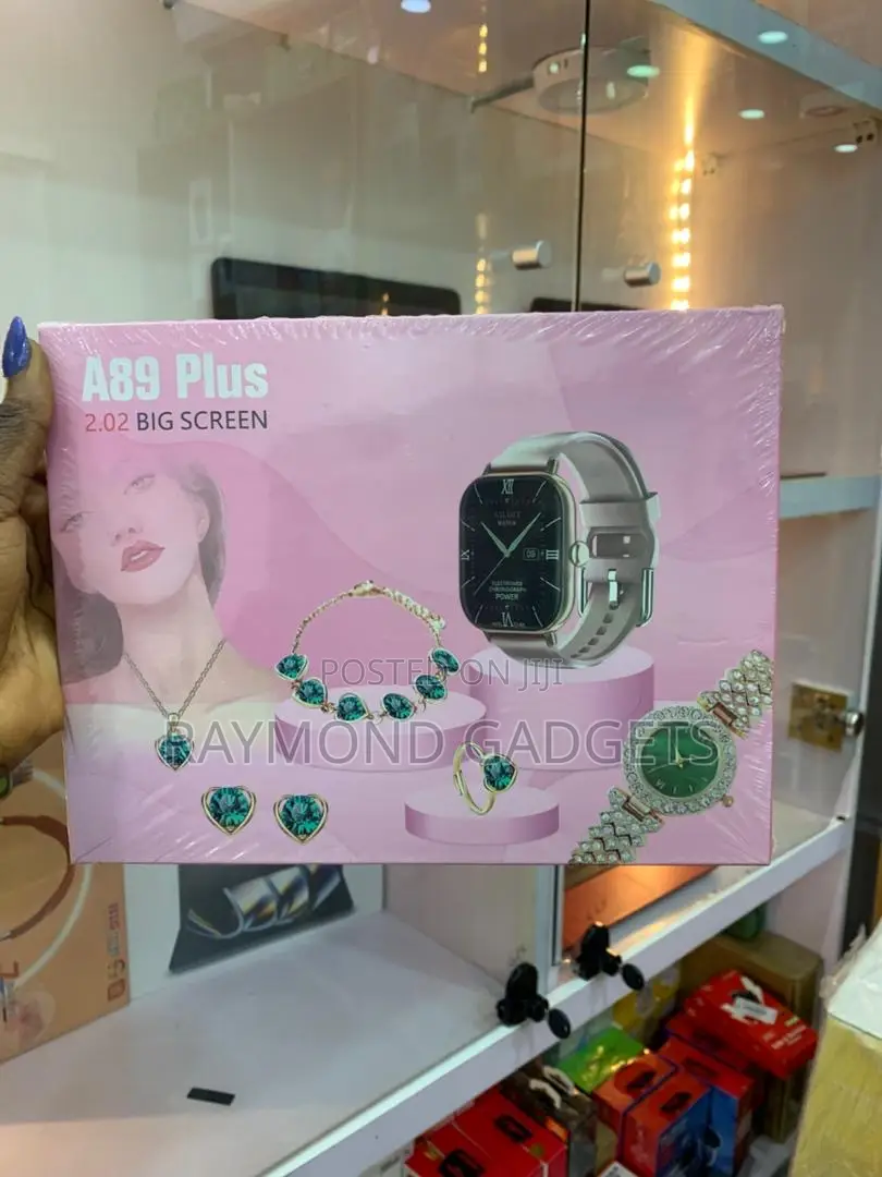 A89 Plus Smart Watch Gift Set – Bt Call, Ecg, Health Tracker + Jewelry ...