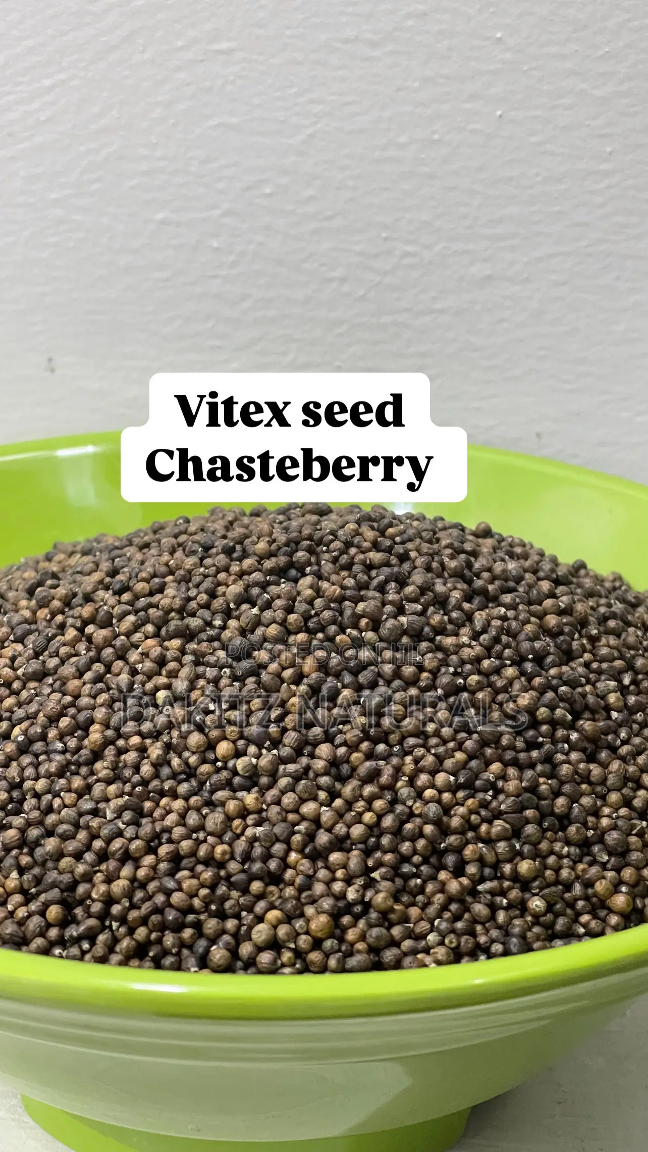 Vitex Seed Peeled- Chinese Chasteberry Seeds 100g in Obafemi-Owode ...