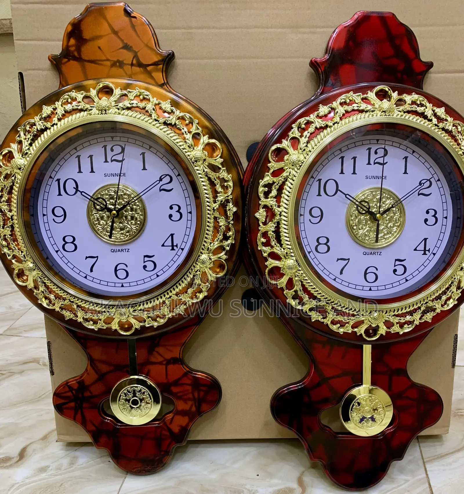 Sunnice Pendrum Wallclock Design 3898/3899 Wall Clock in Lagos Island ...