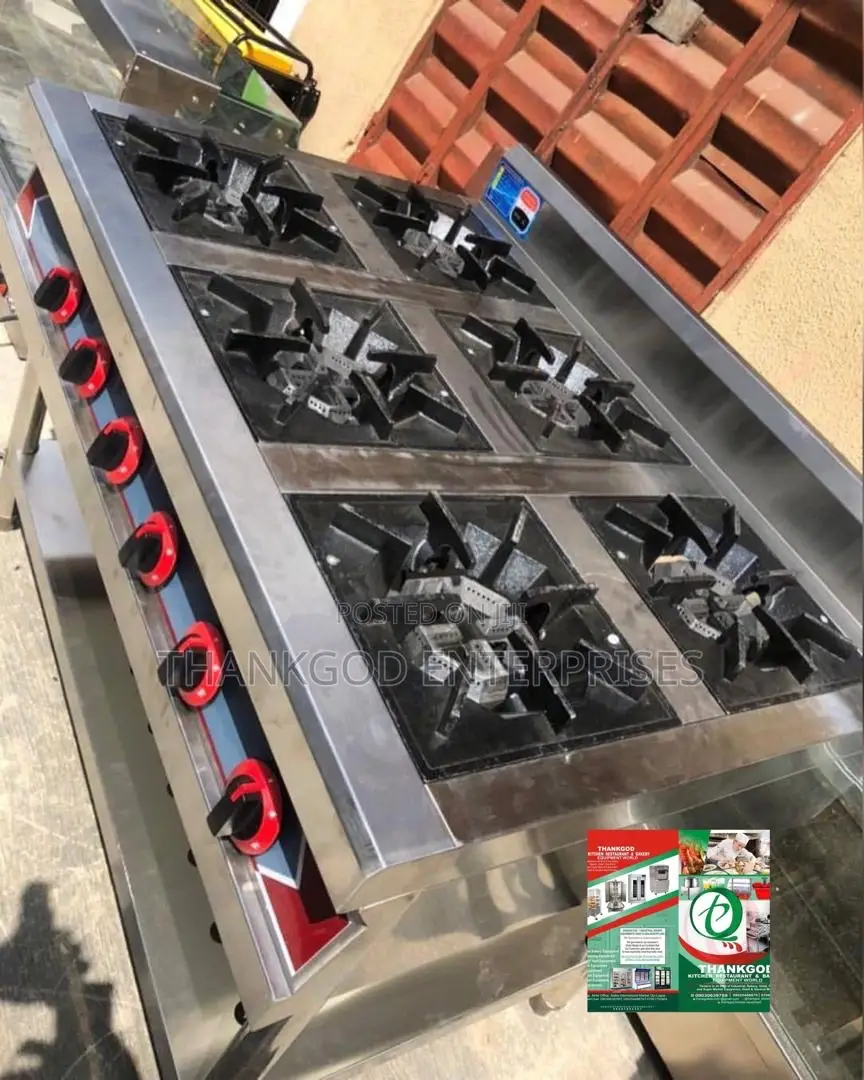 Industrial Gas Cooker 6burners Without Oven in Ojo - Restaurant ...