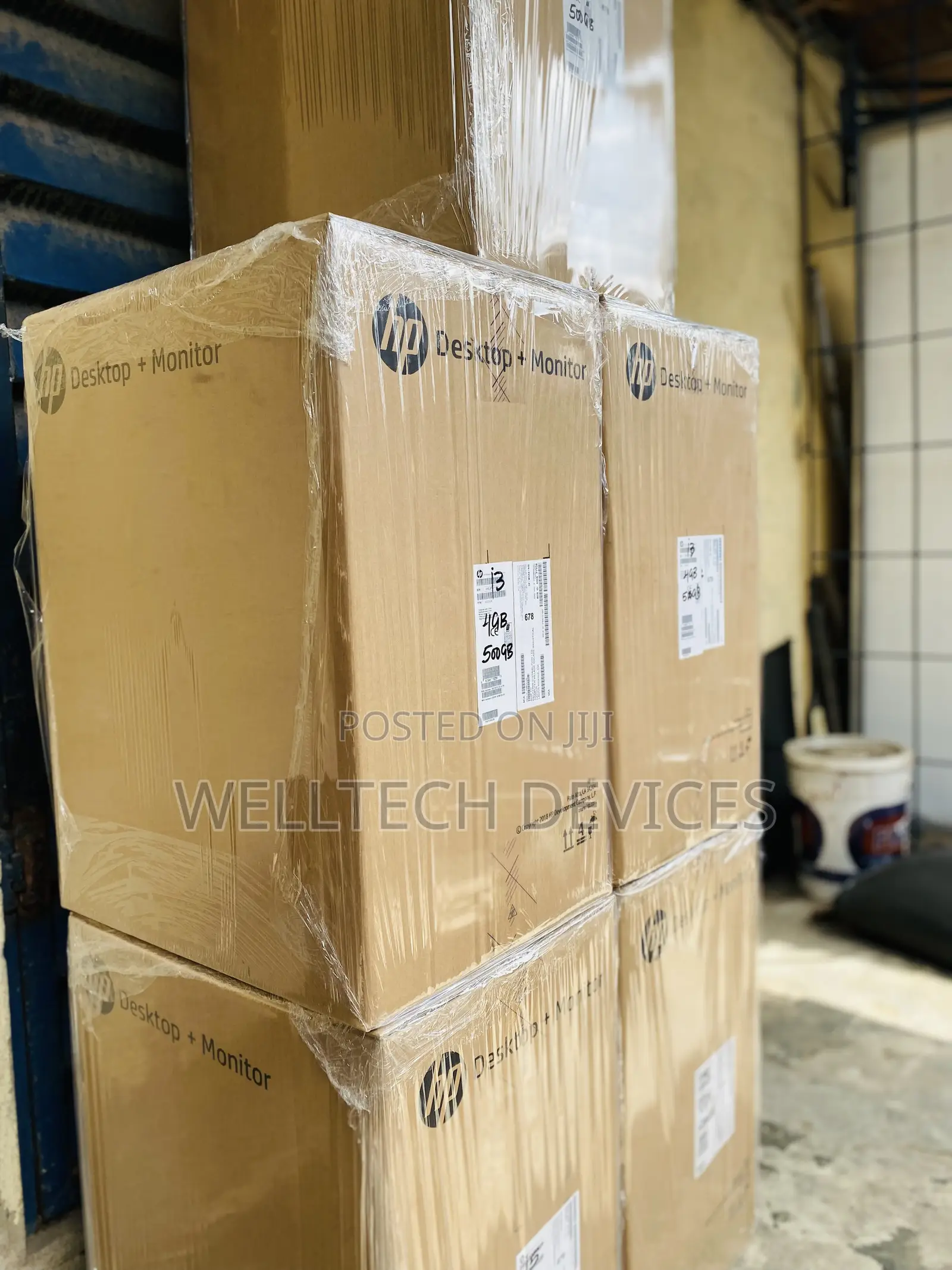 New Desktop Computer HP 4GB Intel Core i3 HDD 500GB in Ikeja - Laptops ...