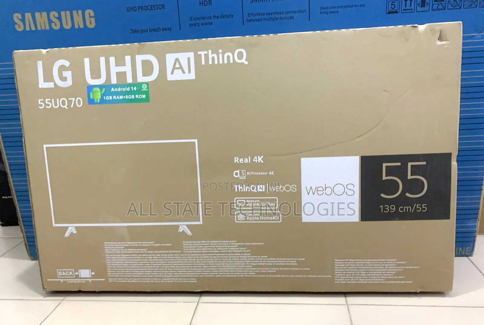 Brand New Lg 55” Smart Tv – Ultra Hd, Remote Ready in Ojo - TV & DVD ...