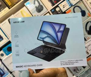 iPad Air 11 and Pro 11 Green Lion Magic Keyboard Case (20241st-4 in ...