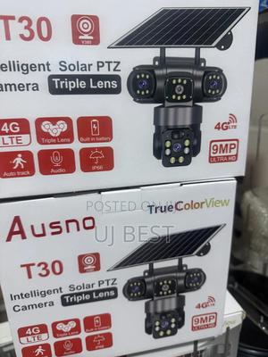 3 Lens 4g Solar CCTV – Wireless PTZ Camera With Big Lense for sale - UJ ...