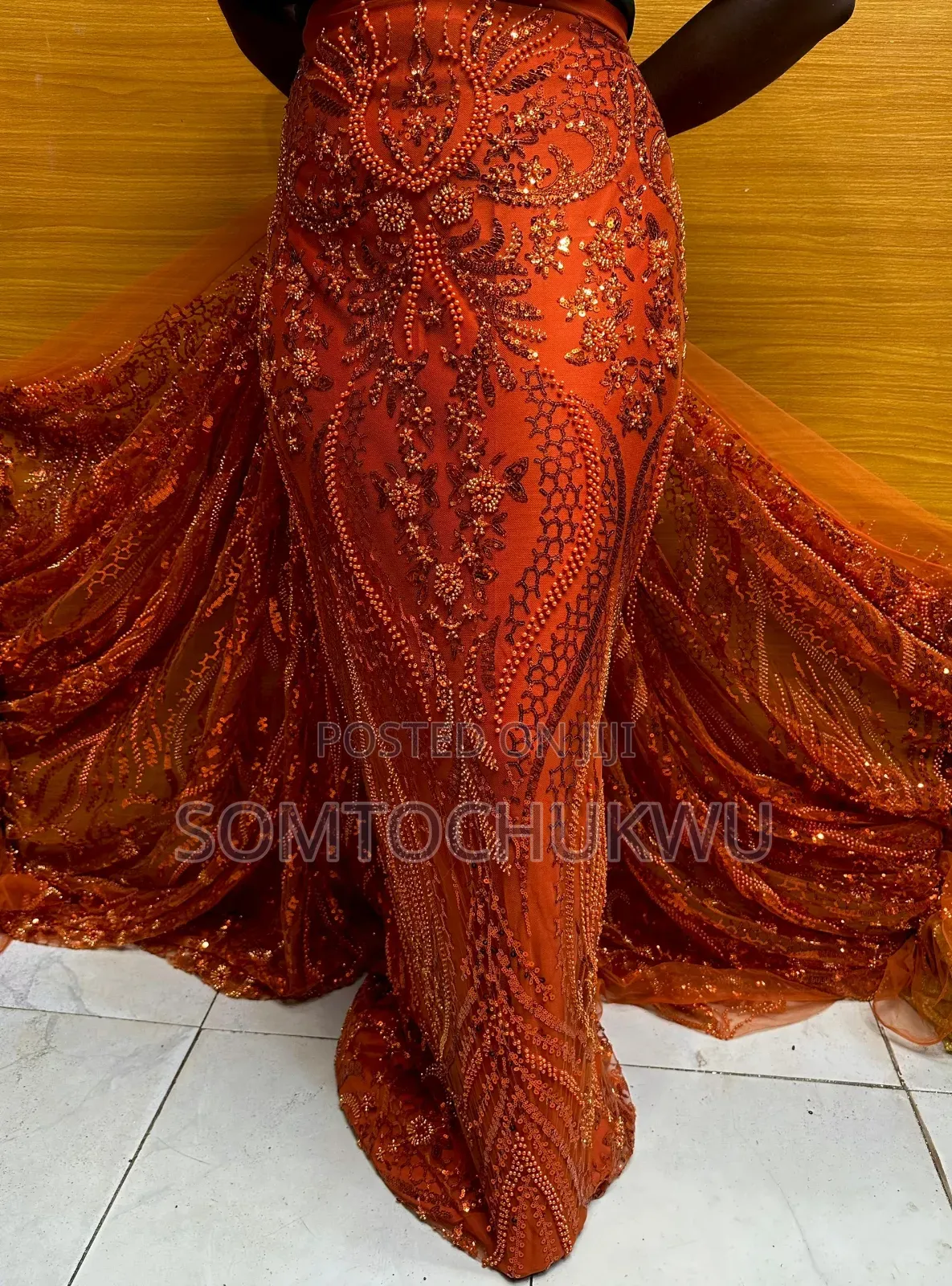 Hand Beaded Lace in Lagos Island (Eko) - Clothing, Somfabric Iagos ...