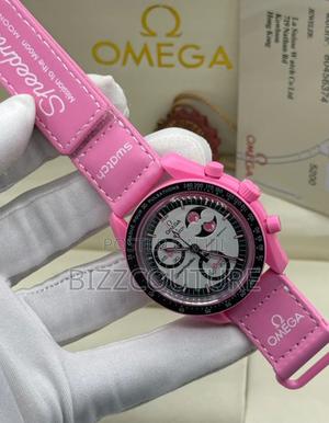 Original Omega Pink Chronograph Quartz Analog Watch in Store in Ikoyi ...