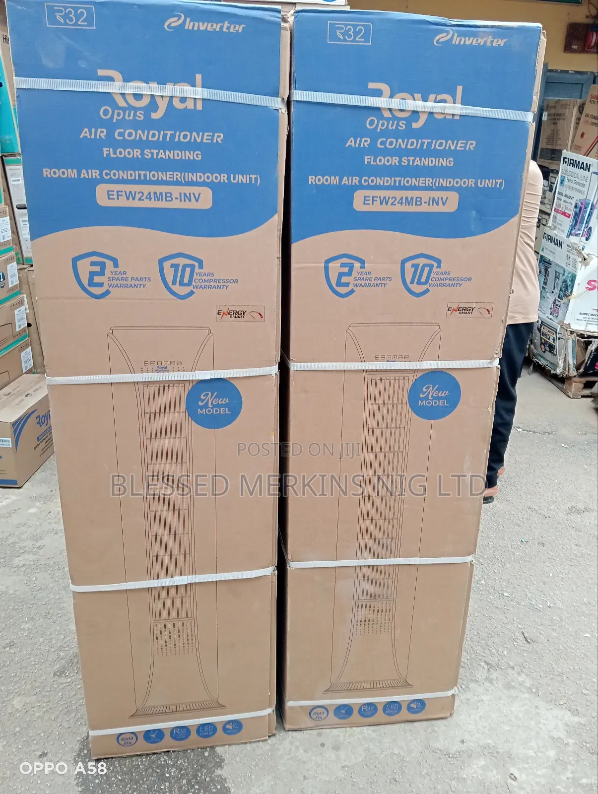 Royal Standing Air Conditioner 3hp Inverter for sale - BLESSED MERKINS ...