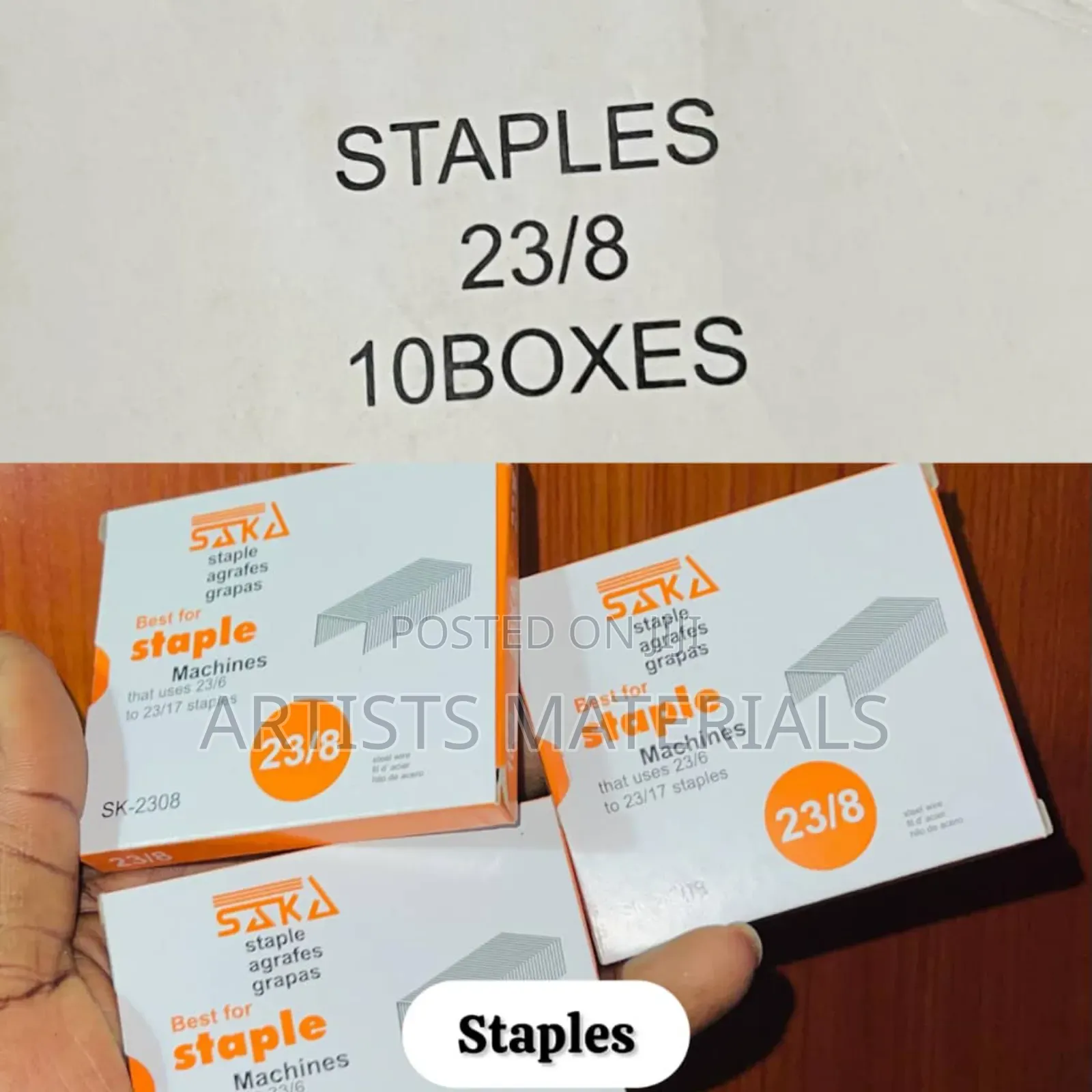 Staple Pin 23/8 in Lagos Island (Eko) - Stationery & Office Equipment ...