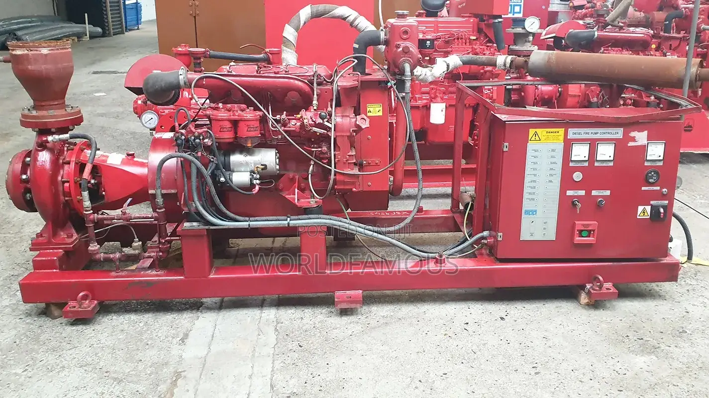 SPP Diesel Fire Pump Set – 90kw Skid in Ikeja - Manufacturing Equipment ...