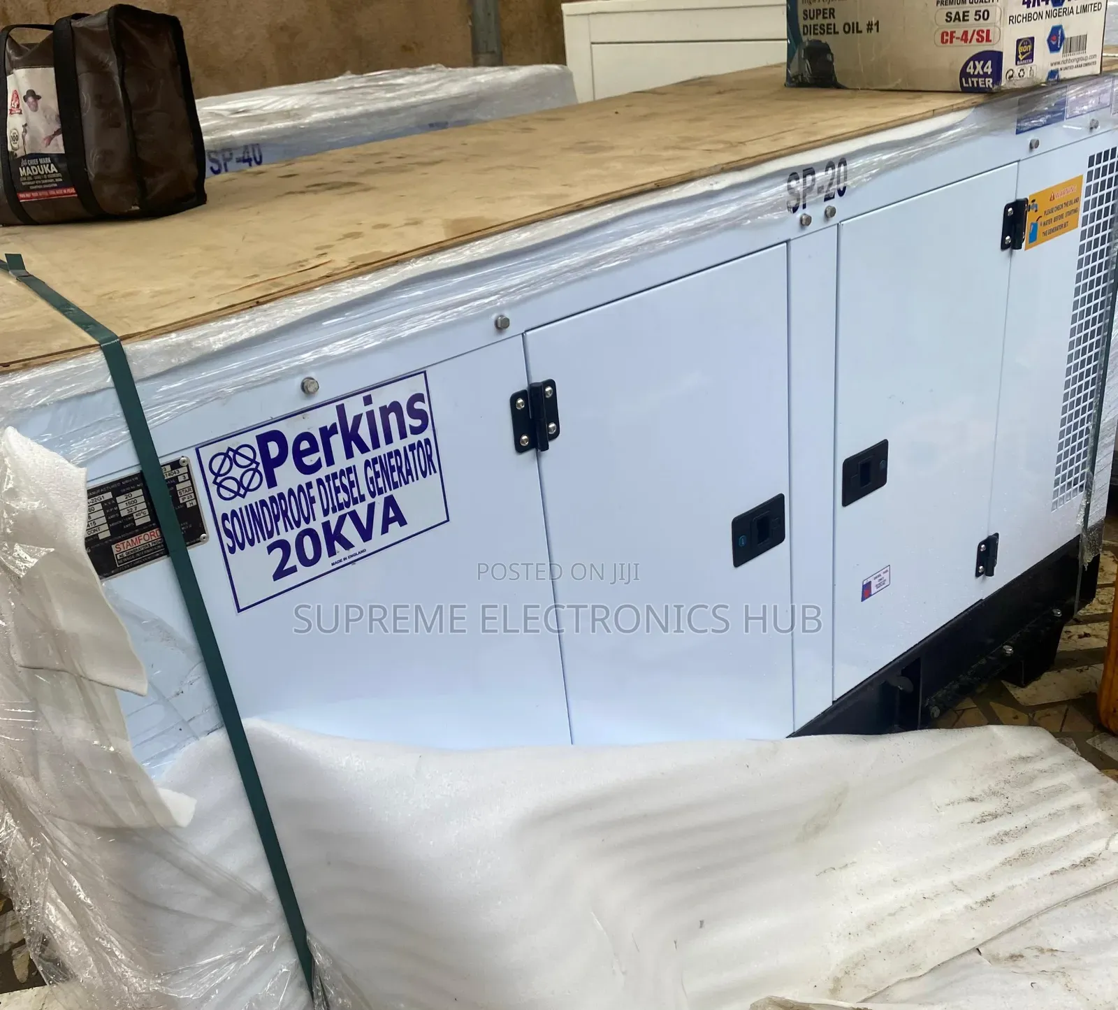 Brand New Perkins Sp-20kva Generator {Super Silent} in Ikeja ...