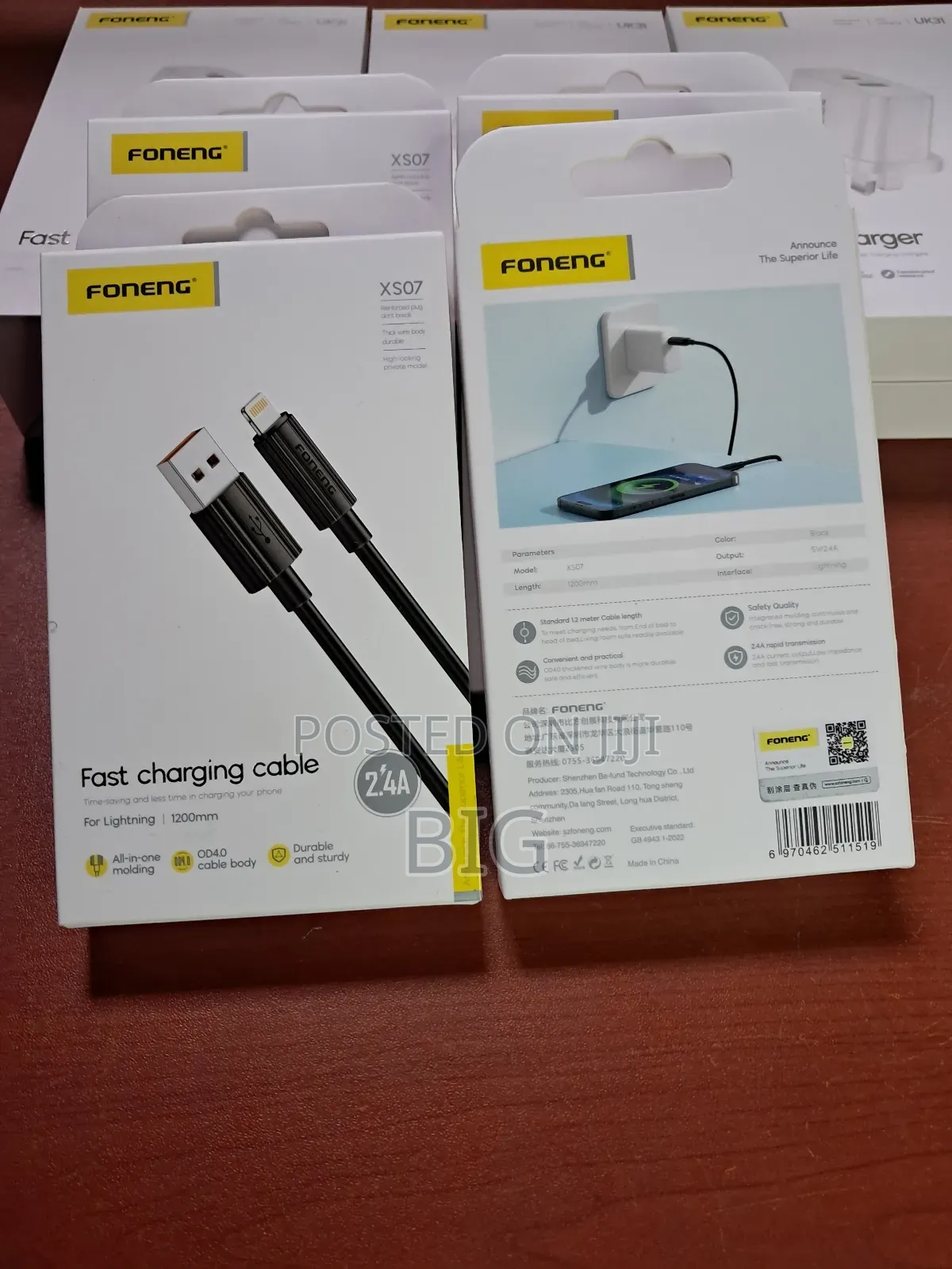 Foneng Fast Charging and Data Usb -Ip Cable 1.2m in Central Business ...