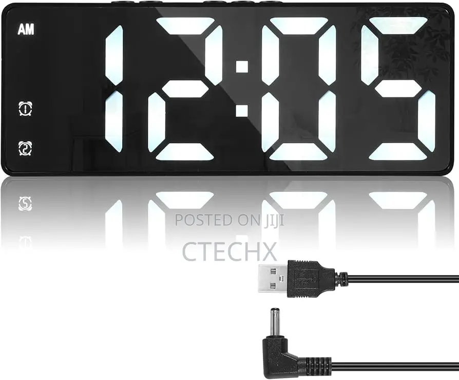 Digital Alarm Clock, Bedside Alarm Clock With 6.5" Display in Ikeja ...