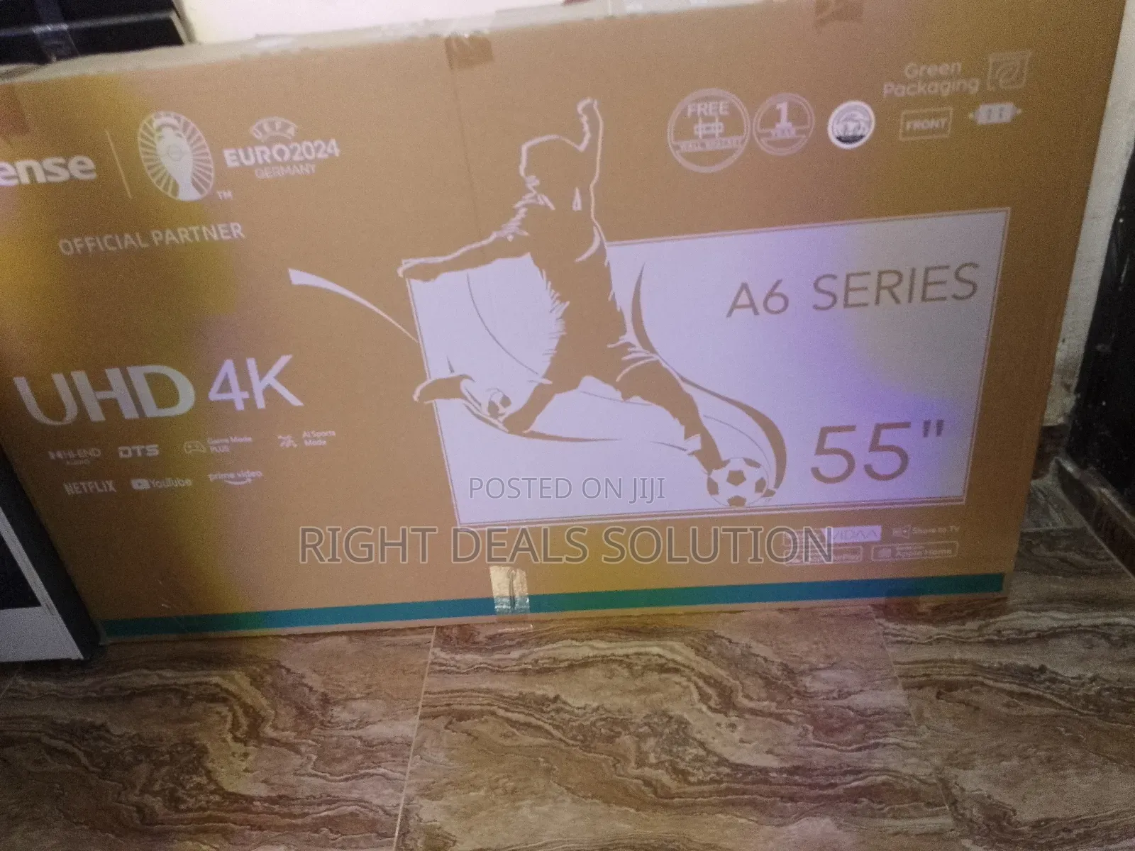 Hisense 55" Uhd Tv: Streamlined Design, Bold Audio in Amuwo-Odofin - TV ...