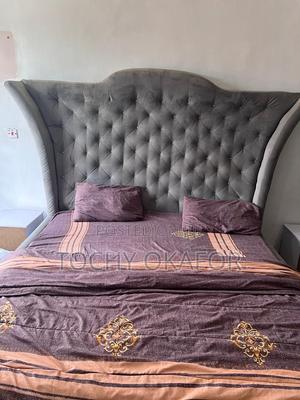 6ft by 6ft King-Sized Bed Frame + 6 by 6 Sized Mouka Foam in Enugu ...
