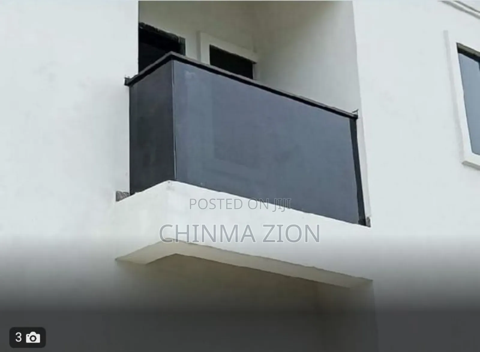 Black Frameless Glass Handrails in Owerri - Building & Trade Services ...