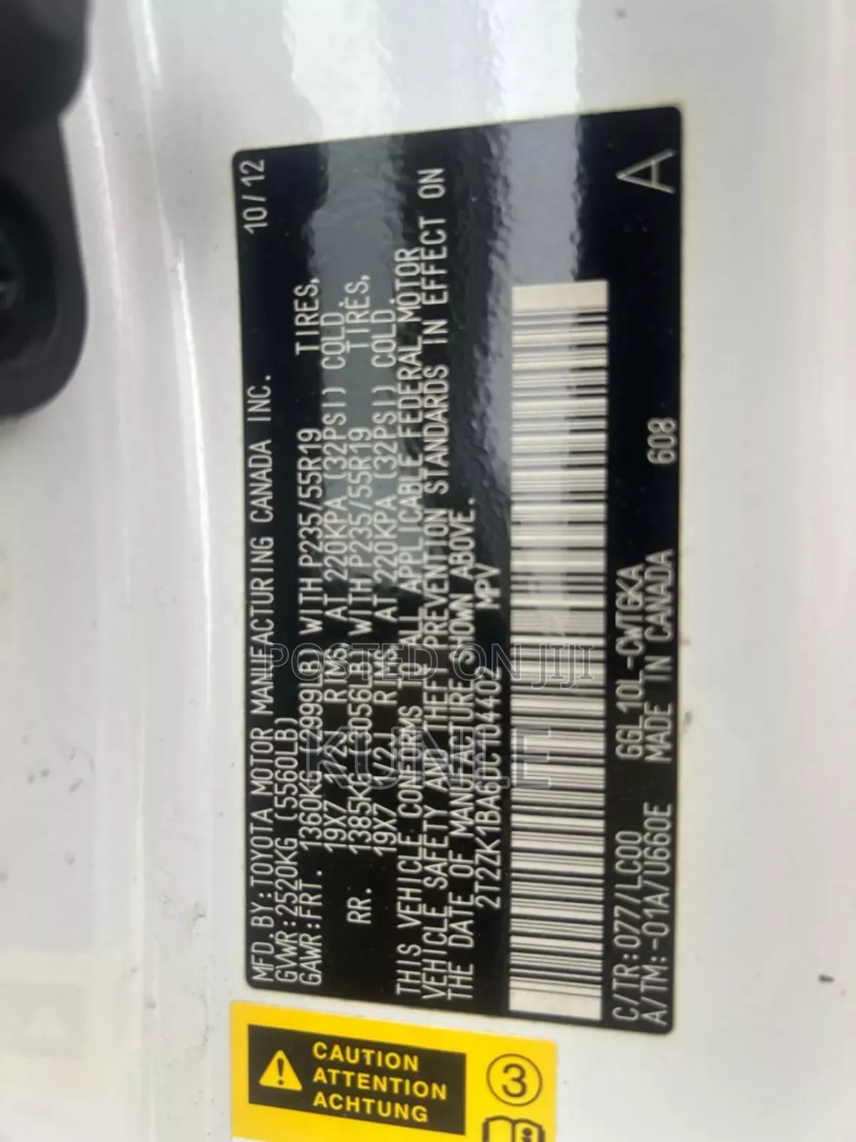 Lexus RX 350 FWD 2013 White in Ikeja - Cars, Olakunle Fakehinde | Jiji.ng