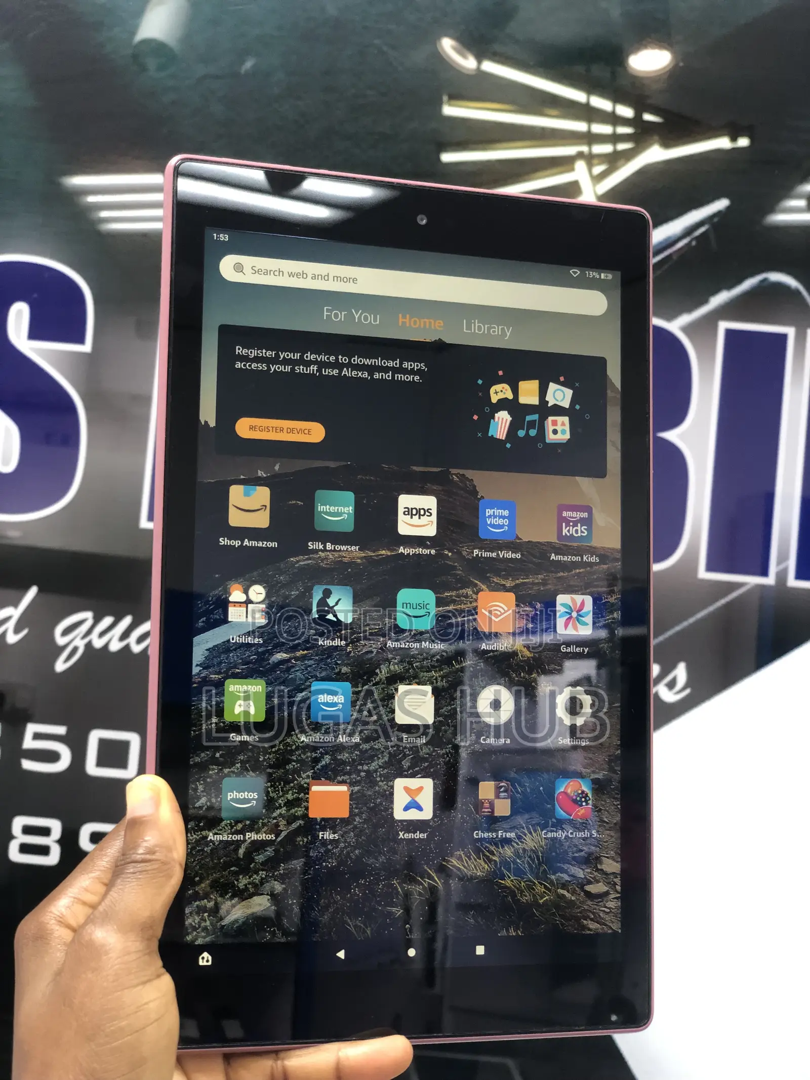 Amazon Fire HD 10 64 GB Pink in Lekki - Tablets, Lugas Hub | Jiji.ng